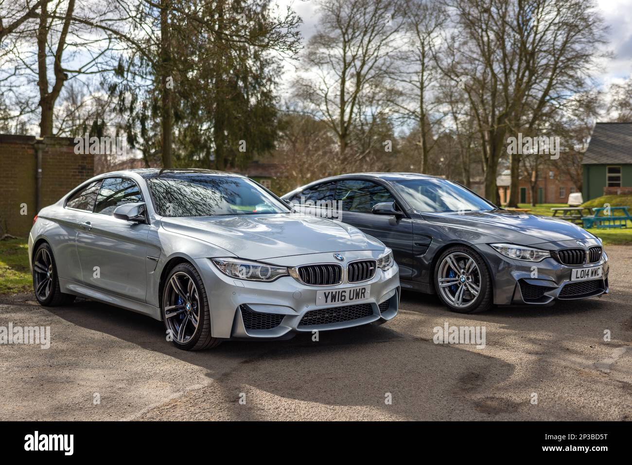 2014 BMW M4 ‘LO14 WWC’ & 2016BMW M4 ‘YW16 UWR’ on display at the ...