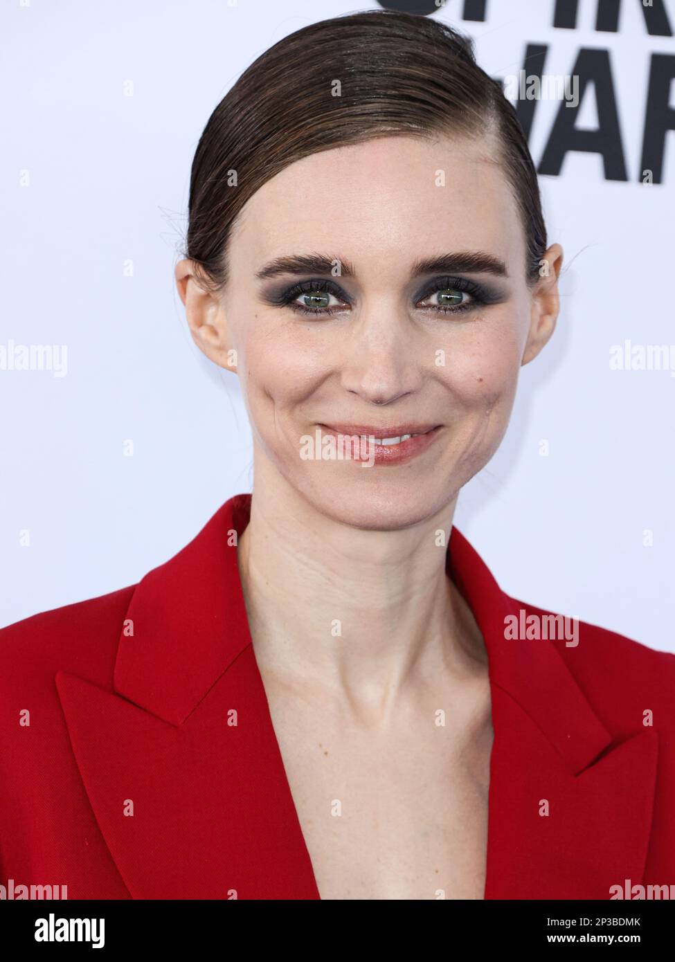SANTA MONICA, LOS ANGELES, CALIFORNIA, USA - MARCH 04: Rooney Mara ...