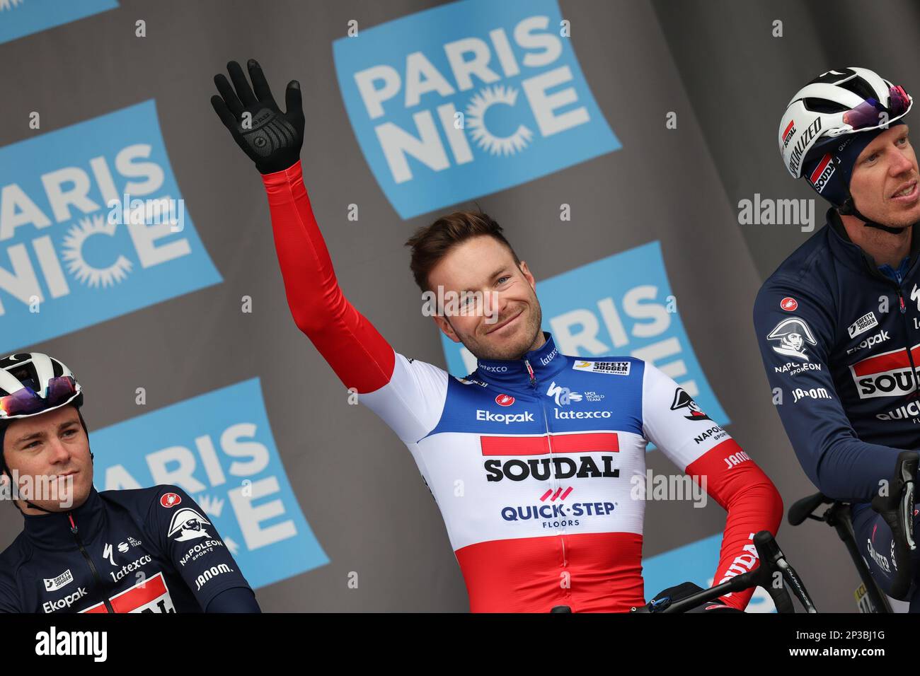 French Florian Senechal of Soudal Quick-Step pictured at the team ...