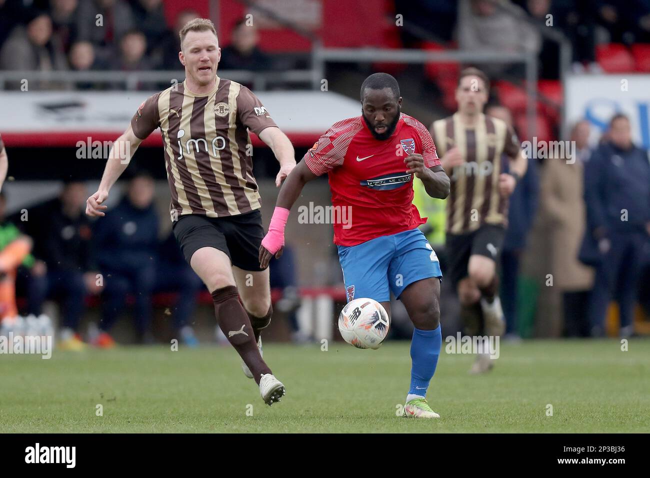 Junior Morias of Dagenham and Redbridge during Dagenham & Redbridge vs ...