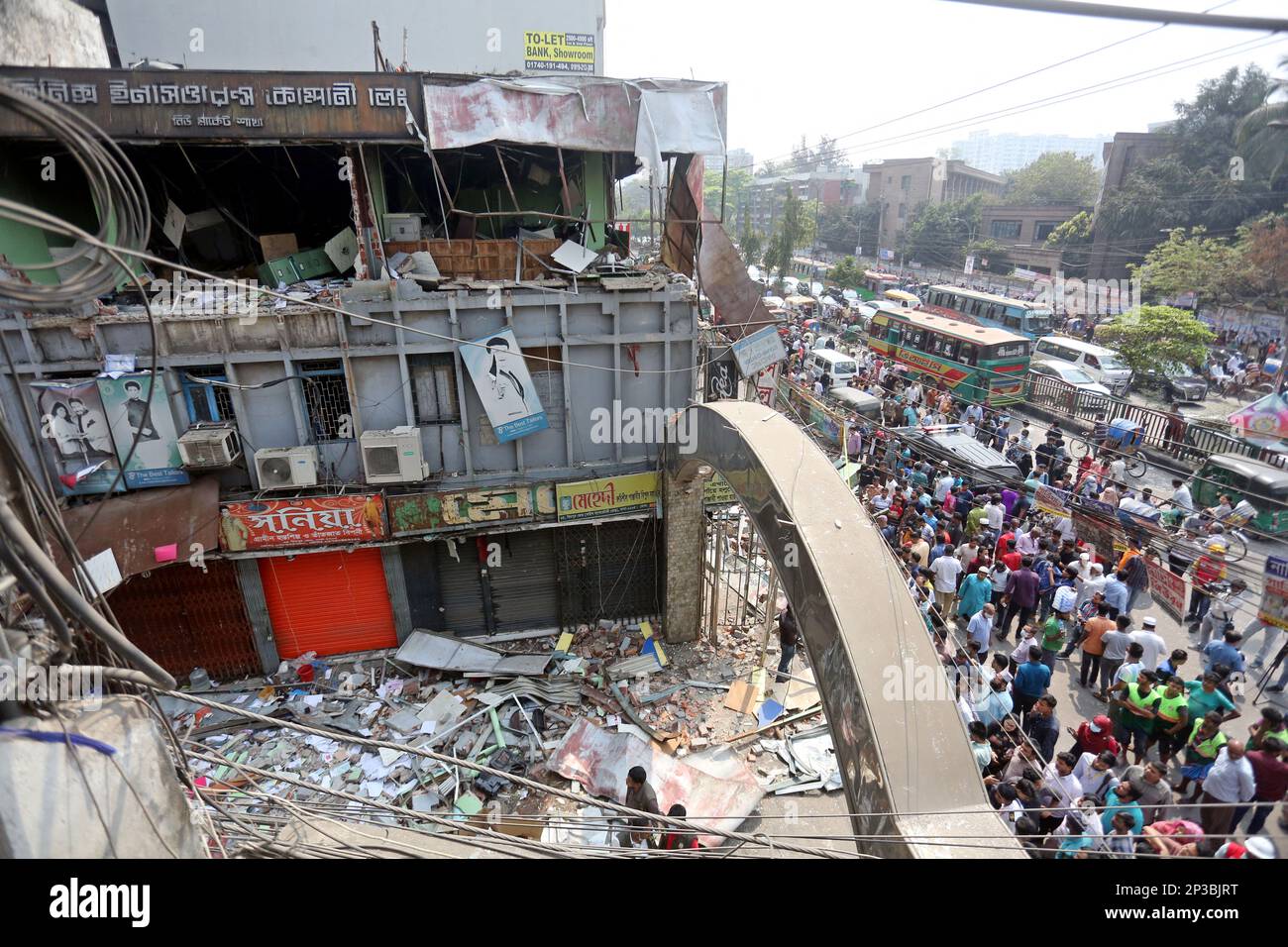 Dhaka, Bangladesh. 05th Mar, 2023. At least three people were killed ...
