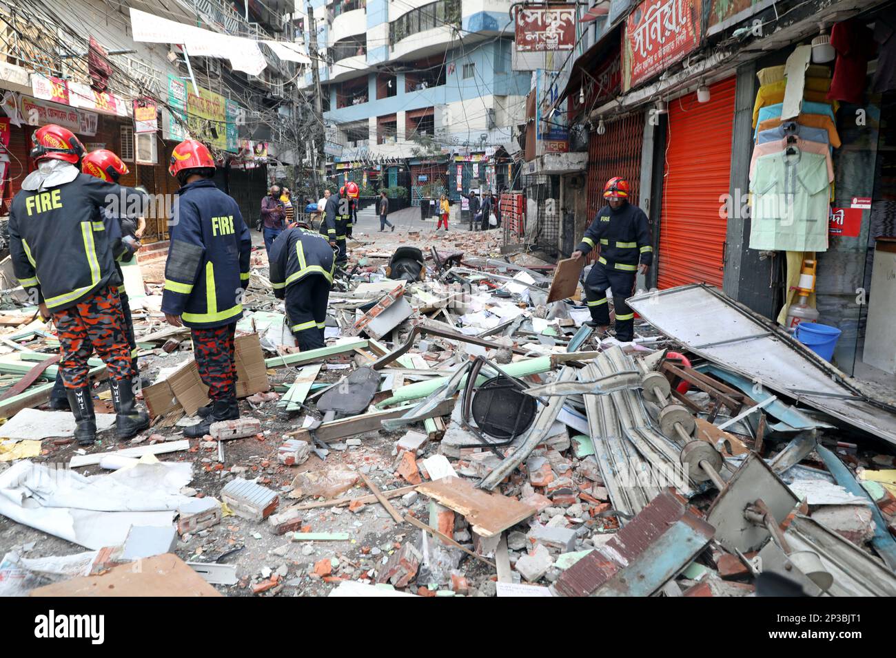 Dhaka, Bangladesh. 05th Mar, 2023. At least three people were killed ...