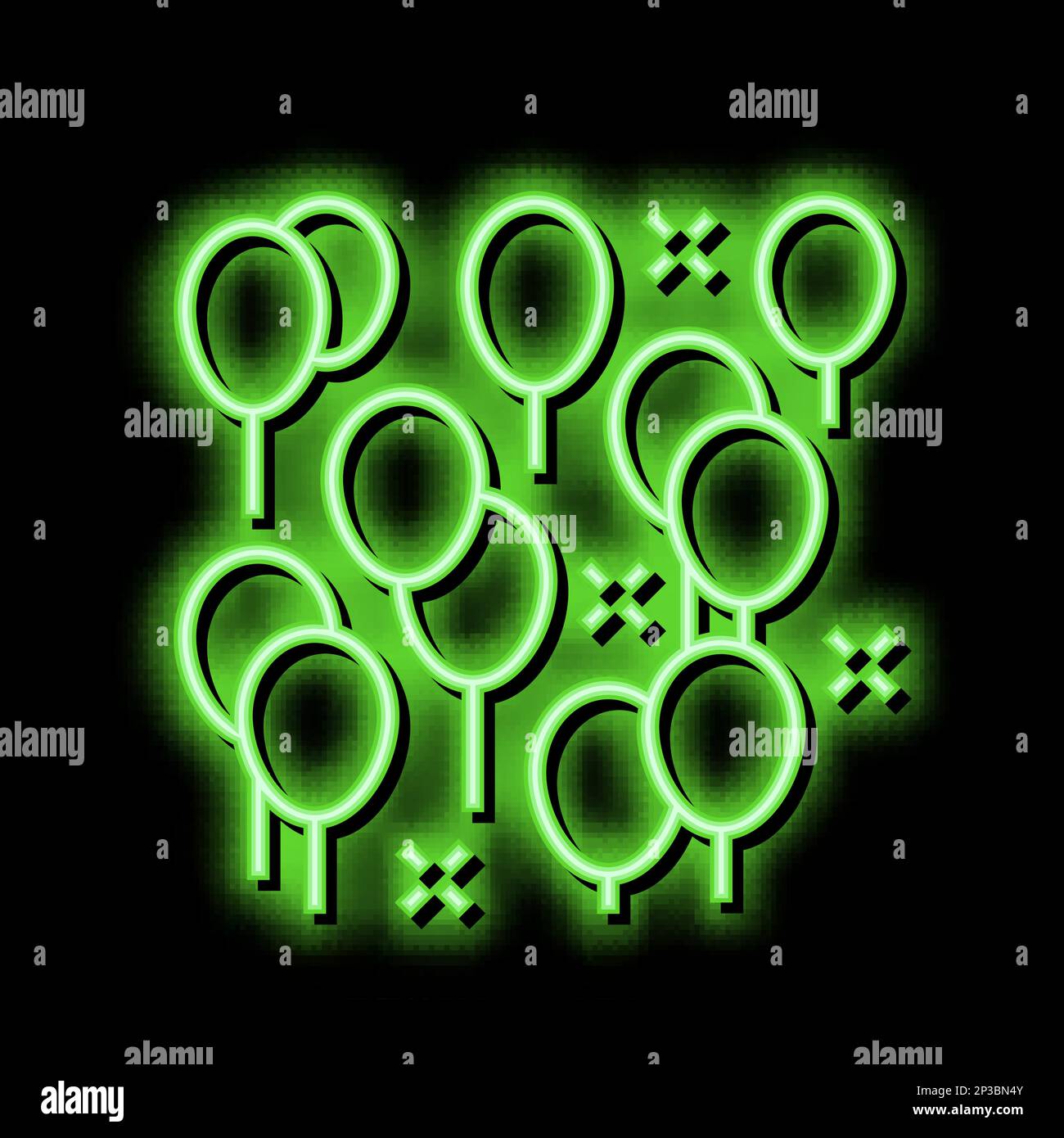 Balloon arch birthday Stock Vector Images - Alamy