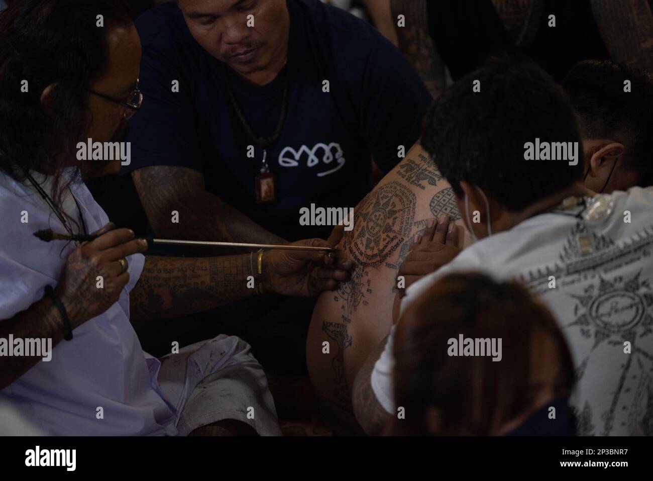 Nakhon Chai Si, Thailand. 04th Mar, 2023. Knowledgeable people make a ...