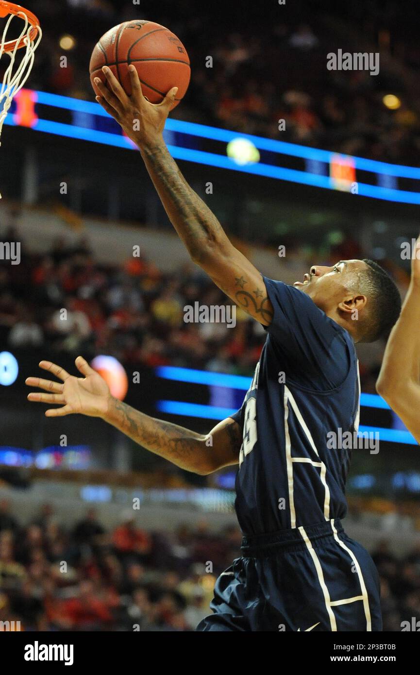 March 13, 2015: Penn State Nittany Lions guard Geno Thorpe (13) puts a ...