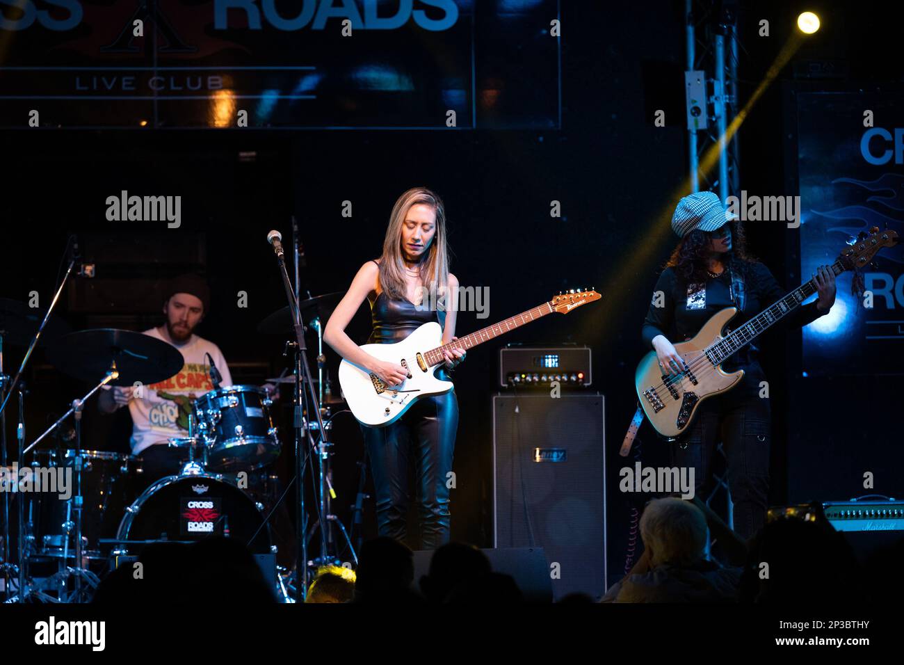 The Brazilian musician Lari Basilio during the concert Lari Basilio ...