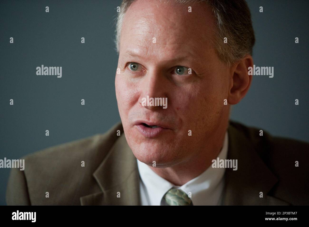 UNITED STATES - APRIL 11: Rep. Mark Critz, D-Pa., is interviewed by ...