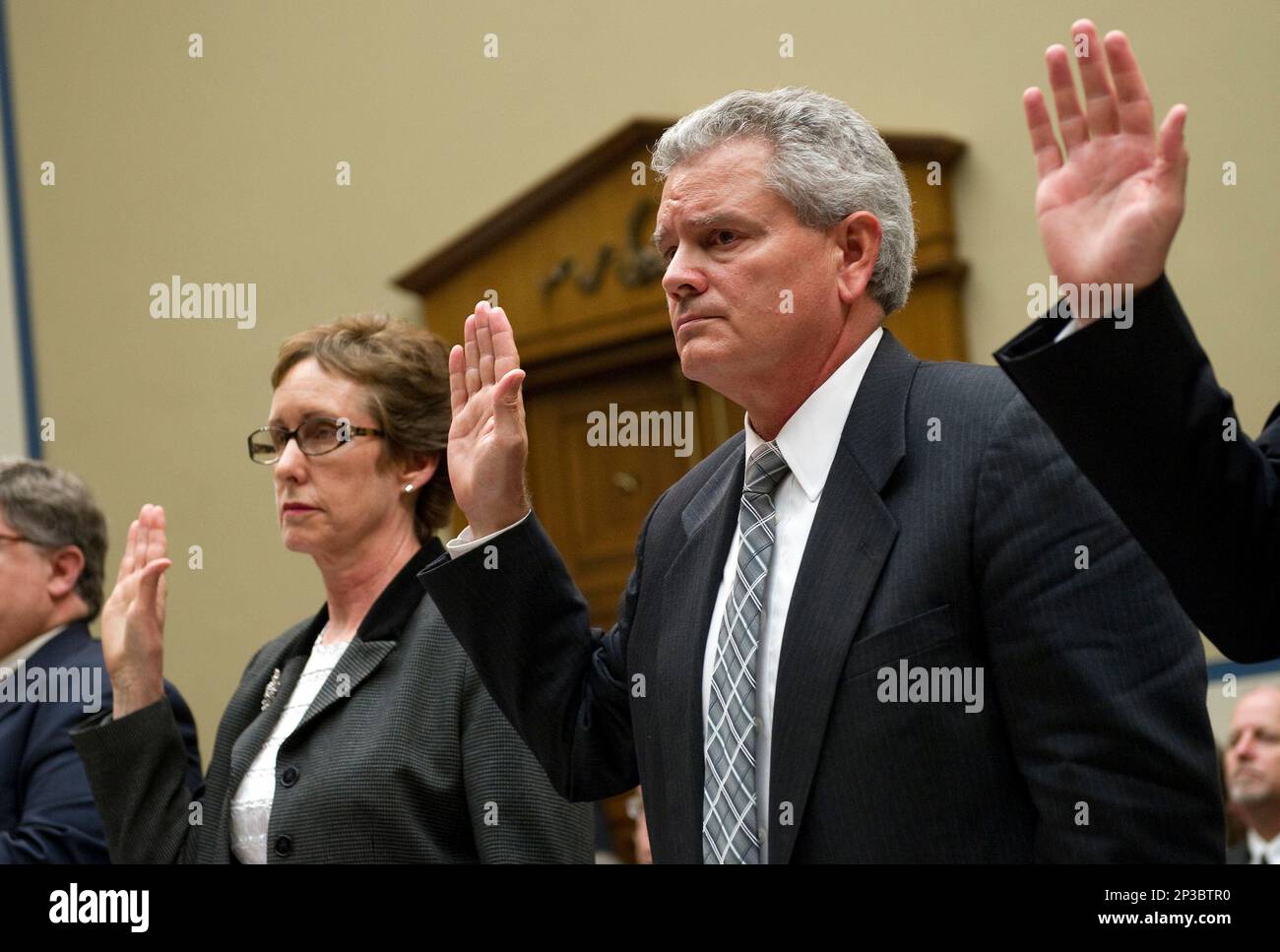 UNITED STATES - APRIL 16: Former GSA Administrator Martha Johnson; and ...