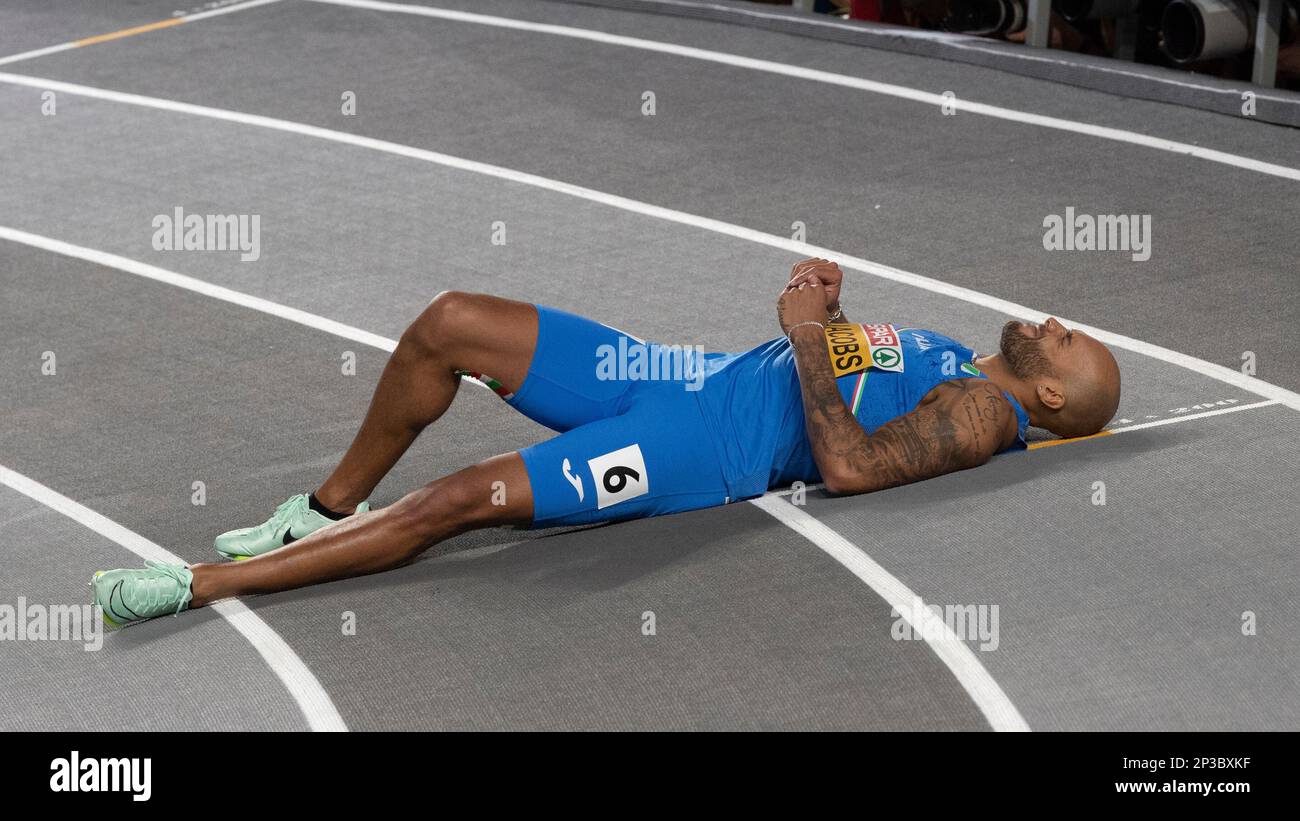 Istanbul, Turkey. 5th Mar 2023. Lamont Marcell Jacobsn of Italy ...