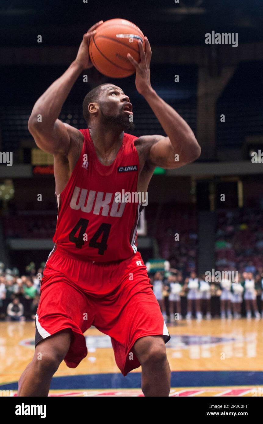 Western Kentucky forward George Fant looks to shoot during a Conference ...