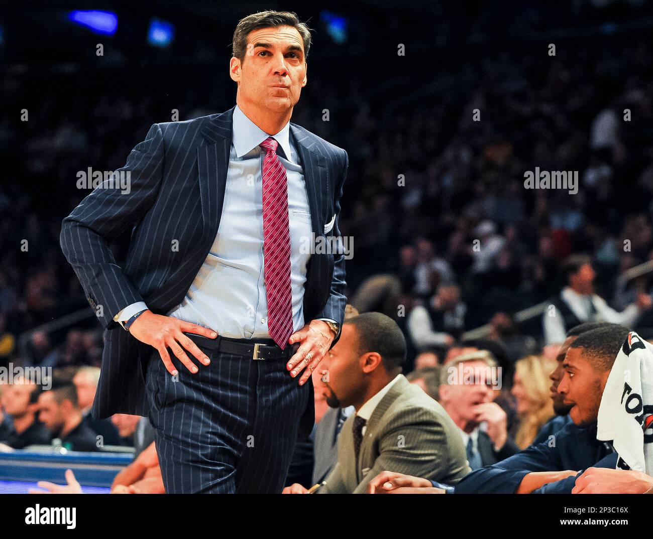 March 12, 2015 - New York, NY, U.S. - March 12, 2015: Villanova Head ...