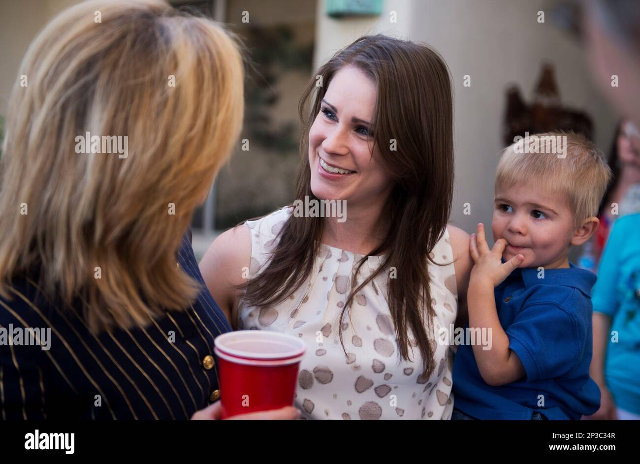 UNITED STATES - MAY 27: Aubrey Kelly, wife of Jesse Kelly, republican ...