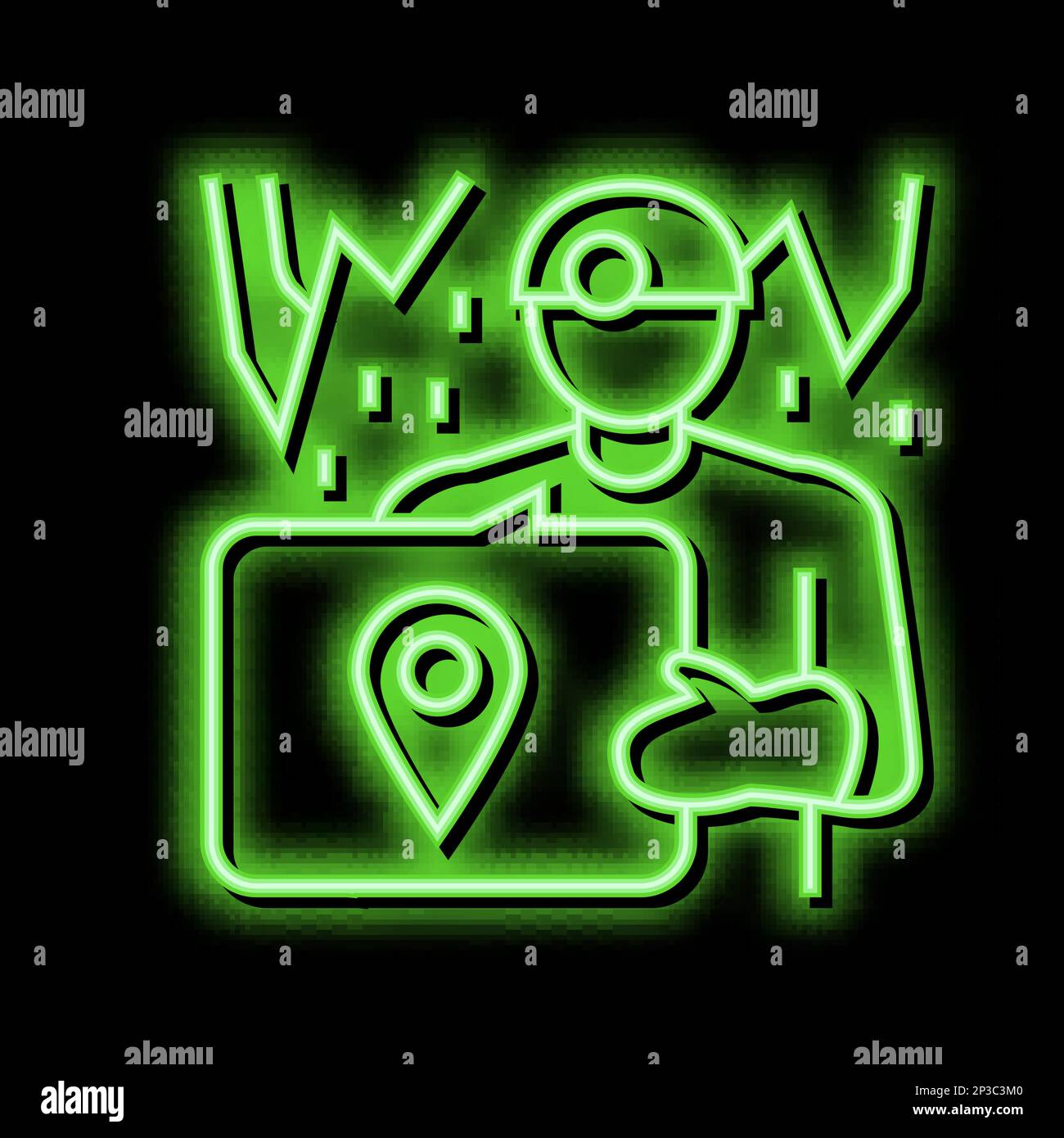 Glowing cave Stock Vector Images - Alamy