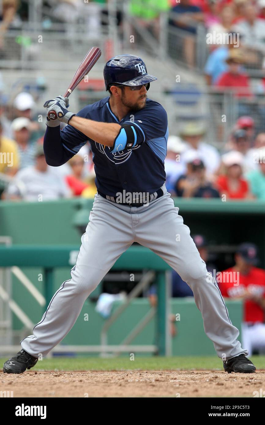 10 MAR 2015: Steven Souza Jr. of the Rays during the spring training ...