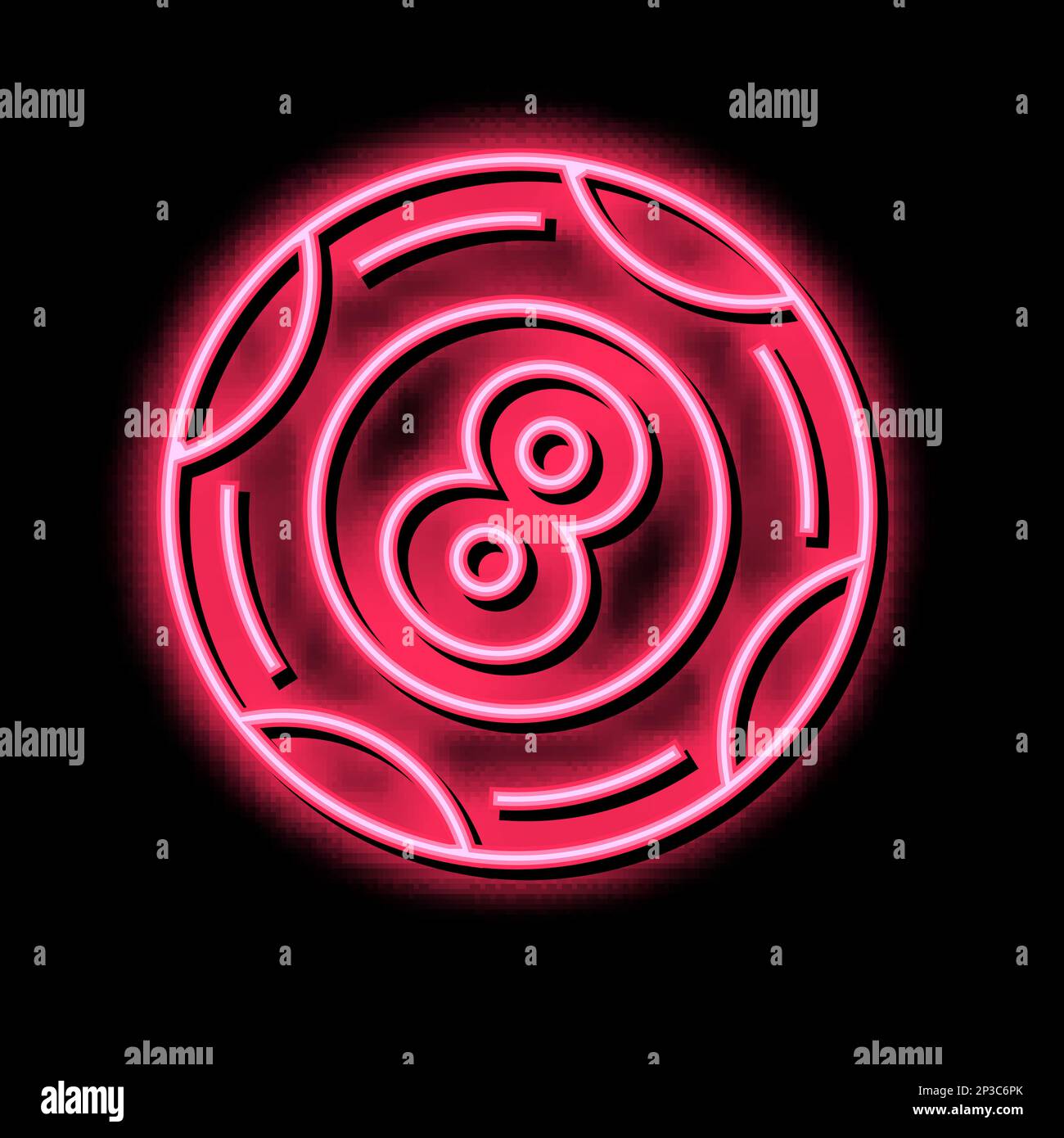 ball lotto neon glow icon illustration Stock Vector Image & Art - Alamy