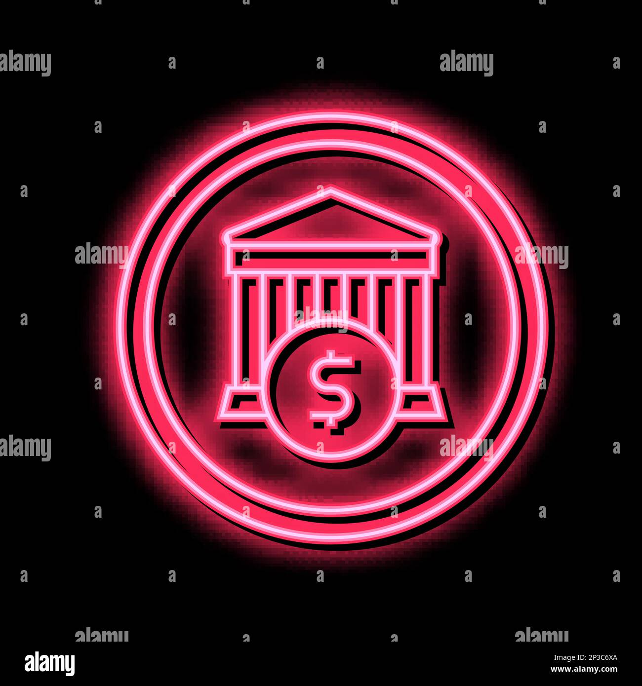 financial building bank sign color icon vector illustration Stock ...