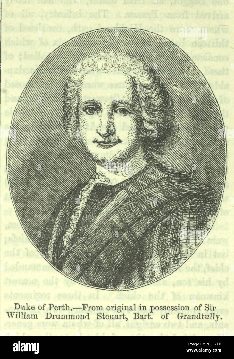 James Drummond, 3rd Duke of Perth, from the book ' A history of the ...