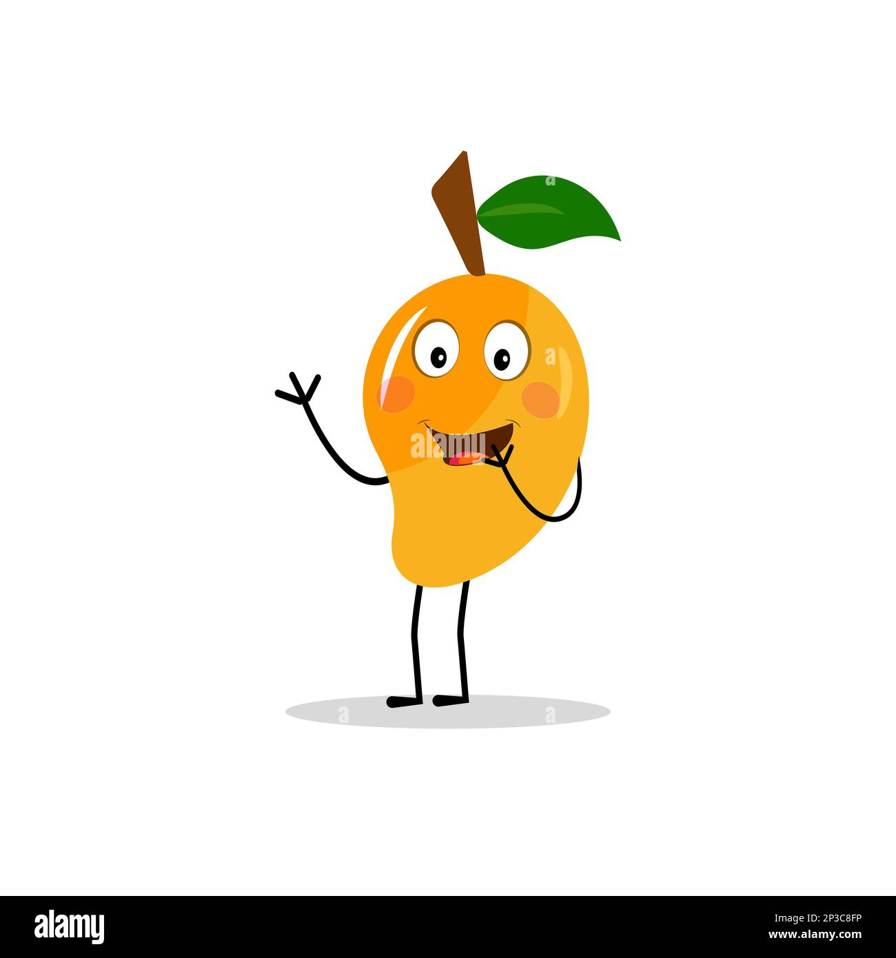 Mango character design. Kawaii mango characters vector illustration of ...