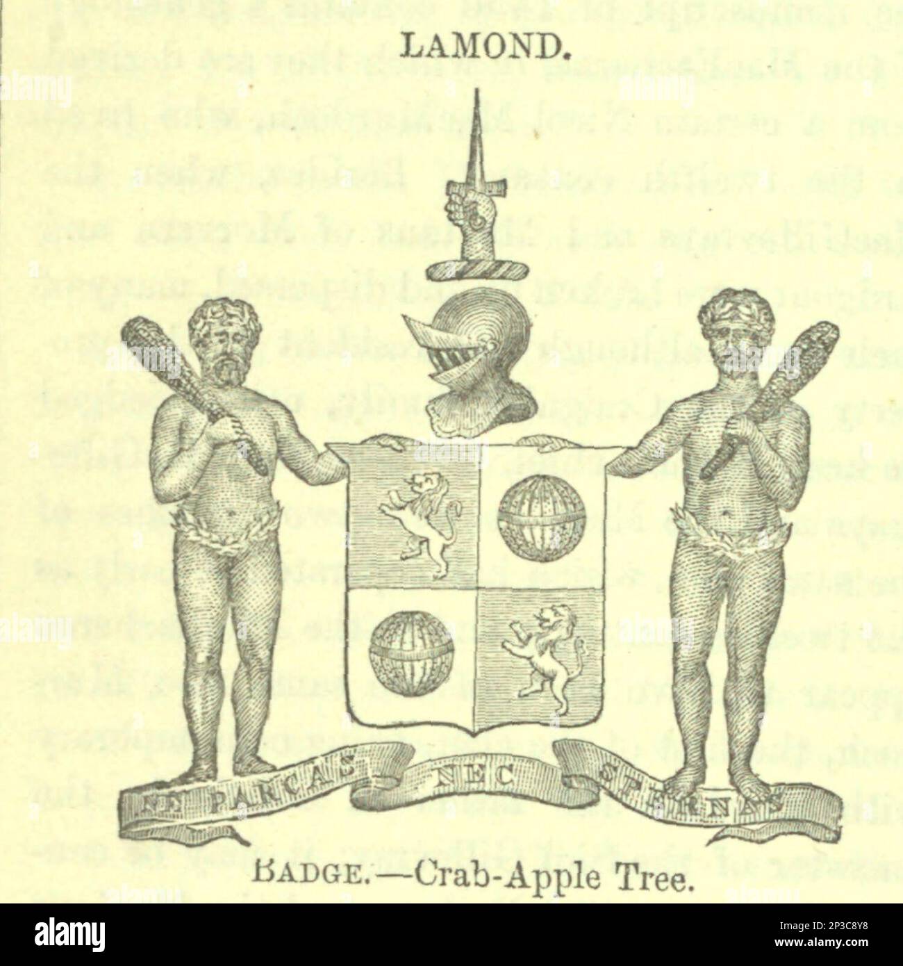 Lamond coat of arms, crest, and motto from the book ' A history of the ...