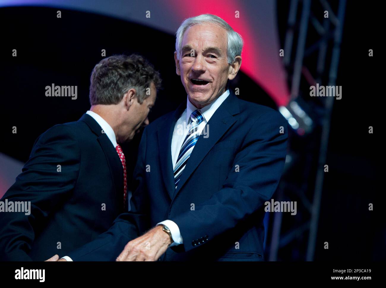 UNITED STATES - AUGUST 26: Rep. Ron Paul, R-Texas, arrives to a address ...