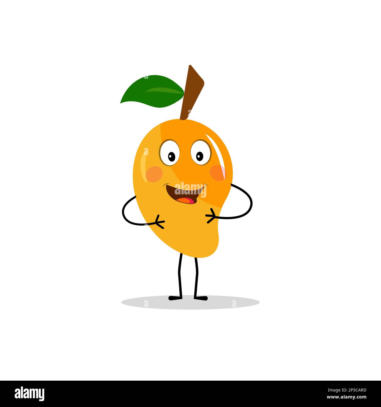 Mango character design. Kawaii mango characters vector illustration of ...