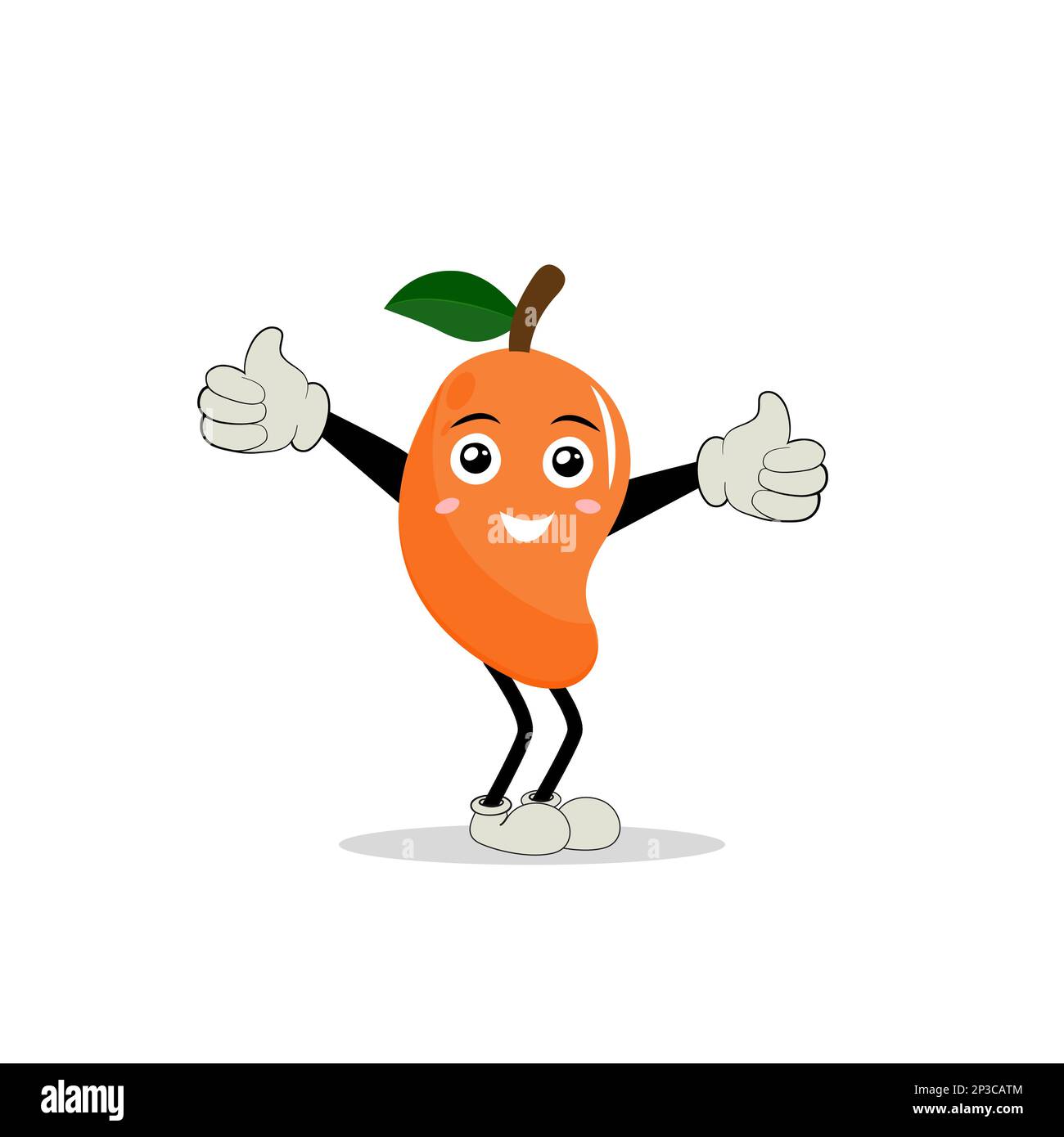 Mango character design. Kawaii mango characters vector illustration of ...