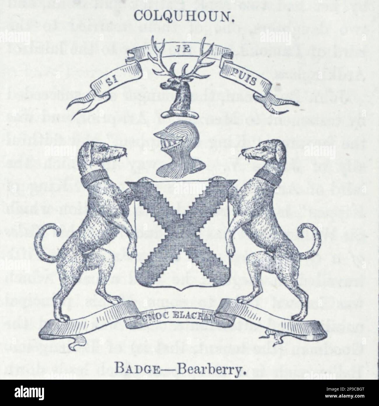 Colquhoun coat of arms hi-res stock photography and images - Alamy