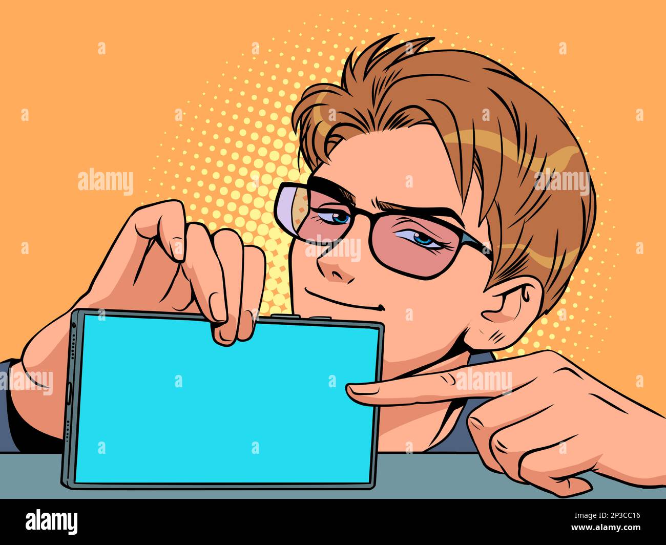 Manga advertisement Stock Vector Images - Alamy