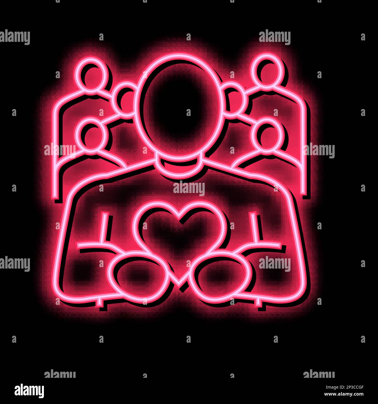 Self love neon Stock Vector Images - Alamy