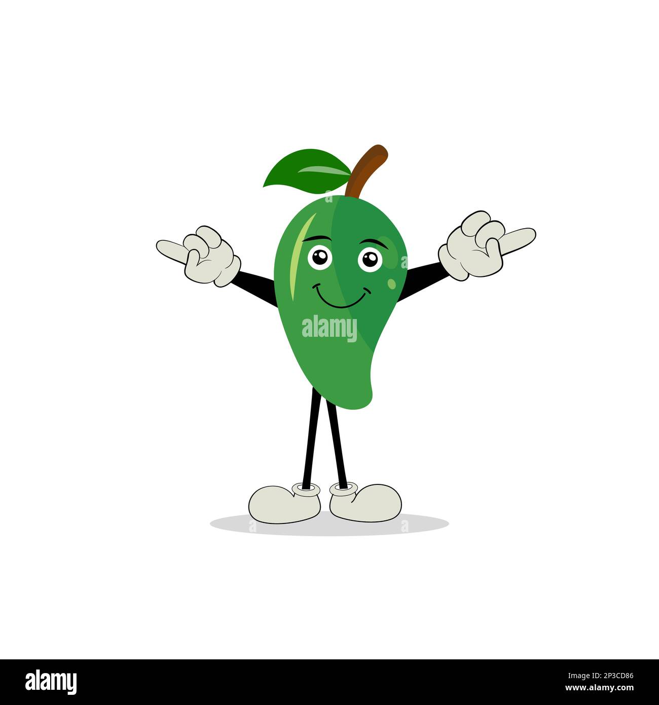 Mango character design. Kawaii mango characters vector illustration of ...