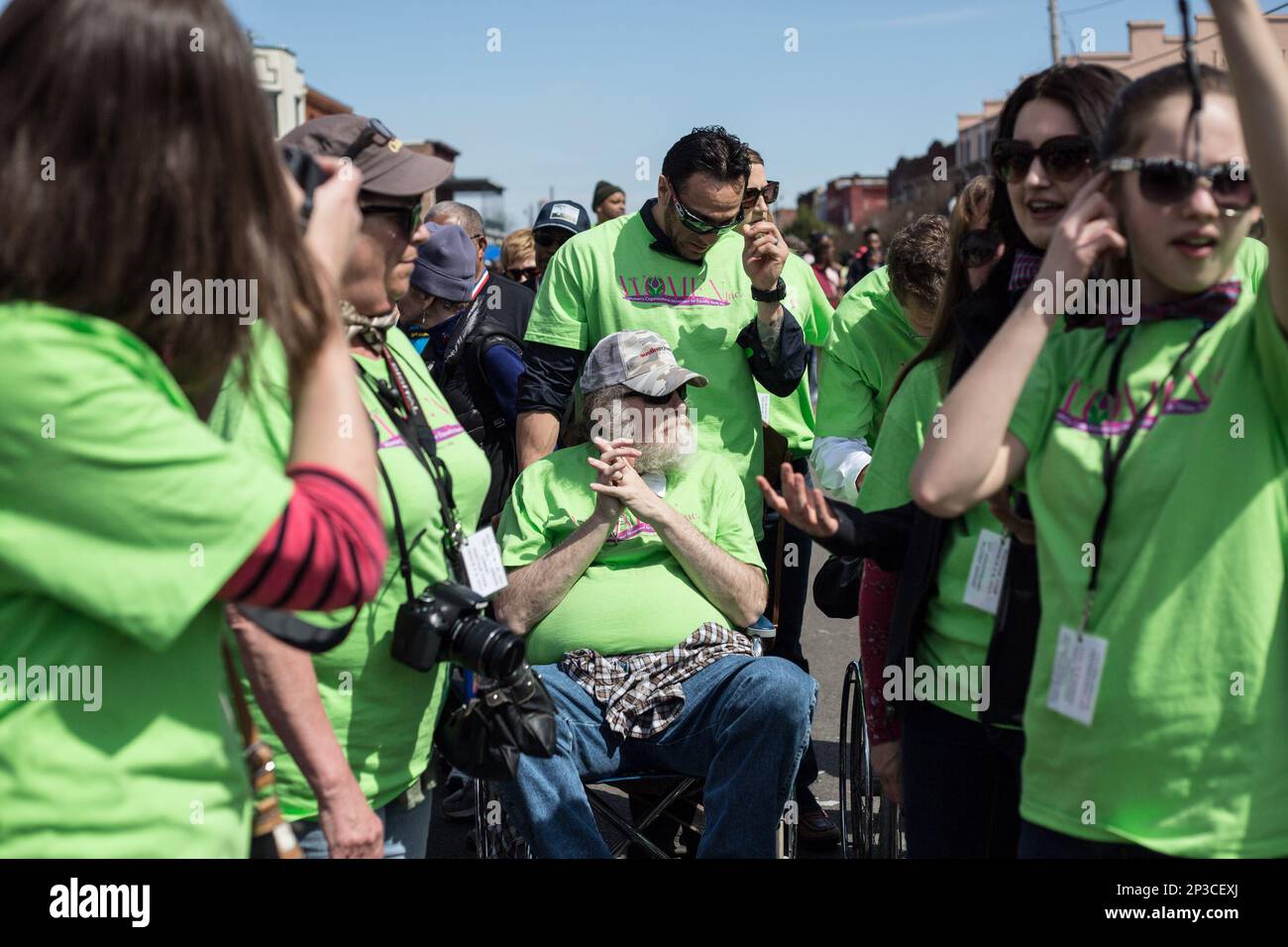 The Reeb family comes together before marching across the Edmund Pettus ...