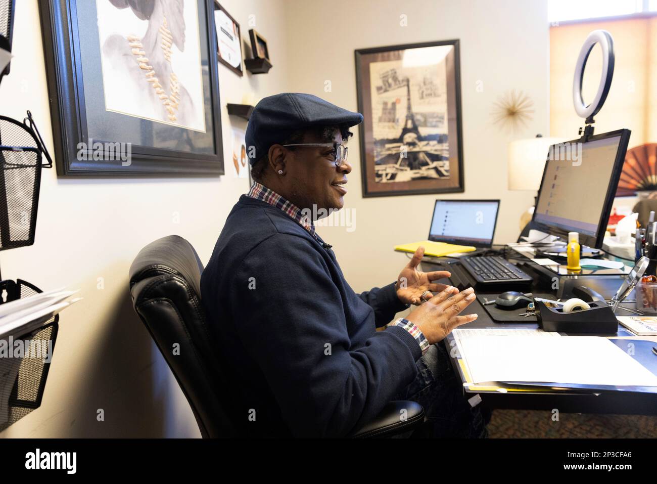 T.J. King, who is an outreach specialist with the Nebraska AIDS Project ...