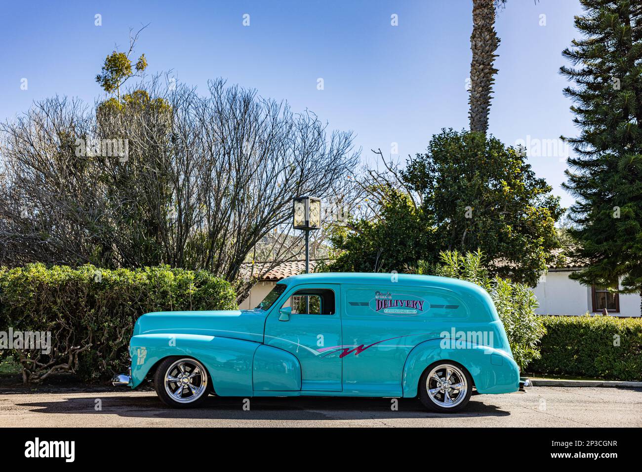 Members of the Fallbrook Vintage Car Club pose for a photo at the Santa ...