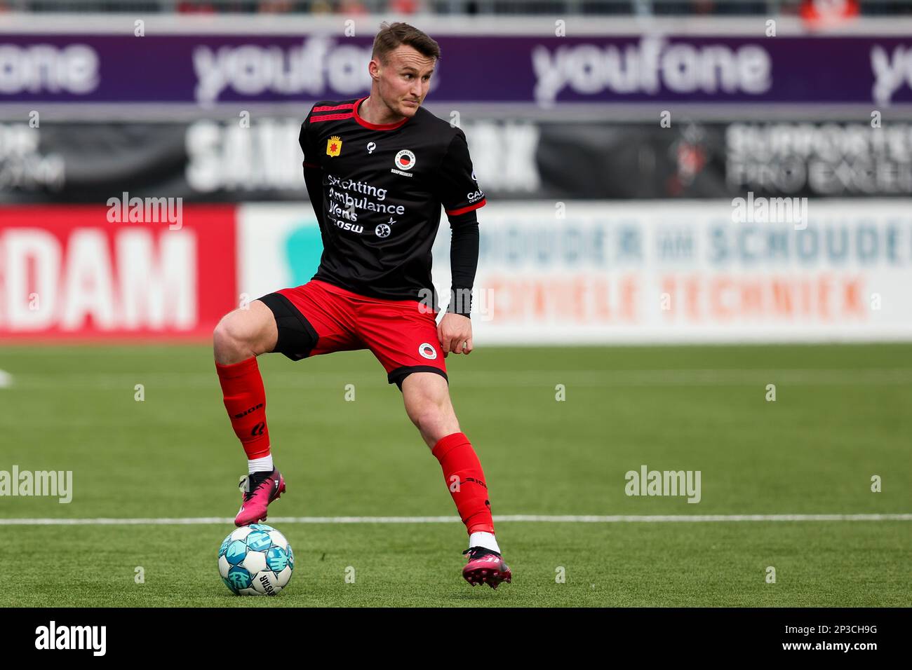 ROTTERDAM, NETHERLANDS - MARCH 5: Peer Koopmeiners of Excelsior ...