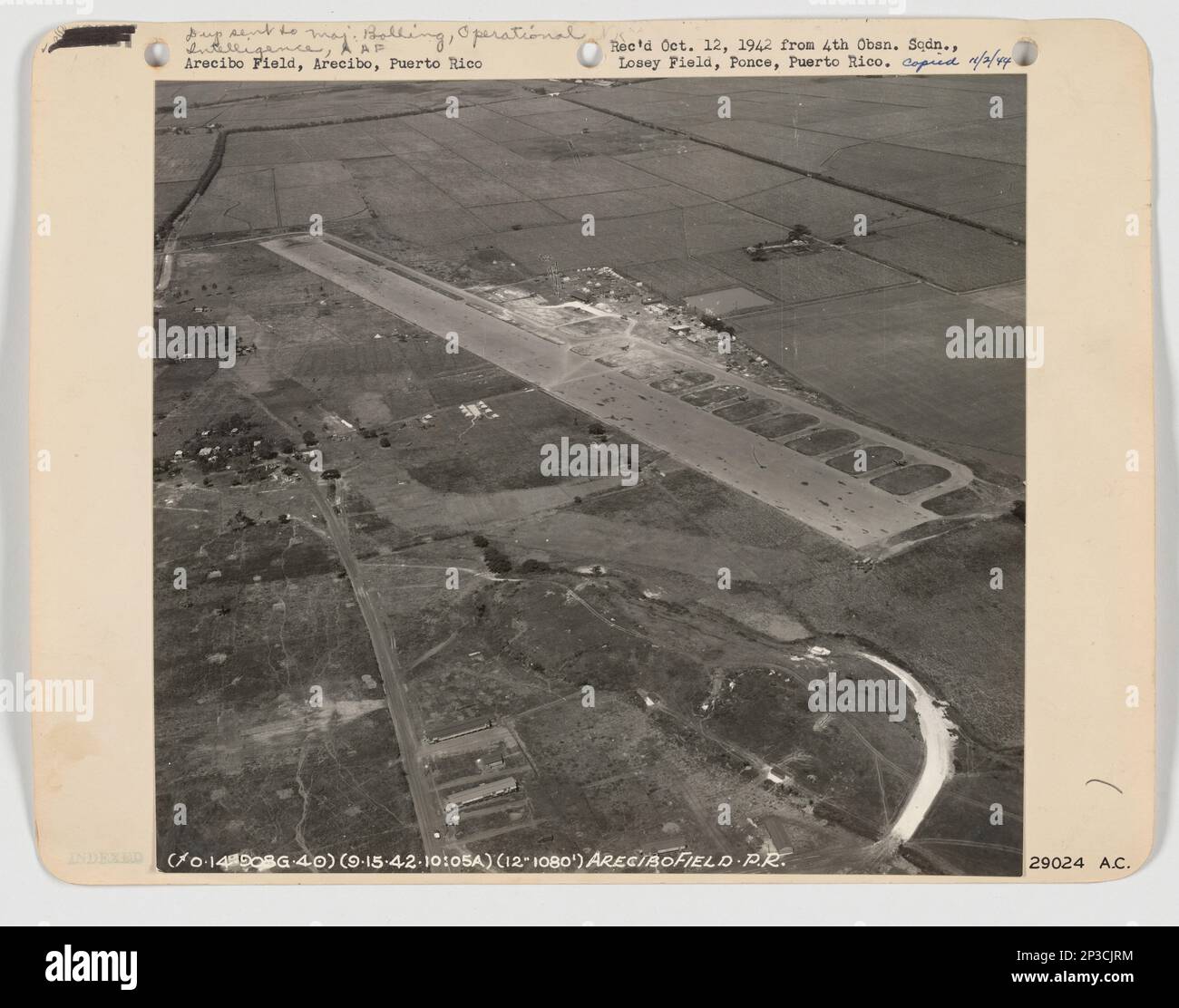 Landing Fields - Puerto Rico, Aerial Photograph Stock Photo - Alamy