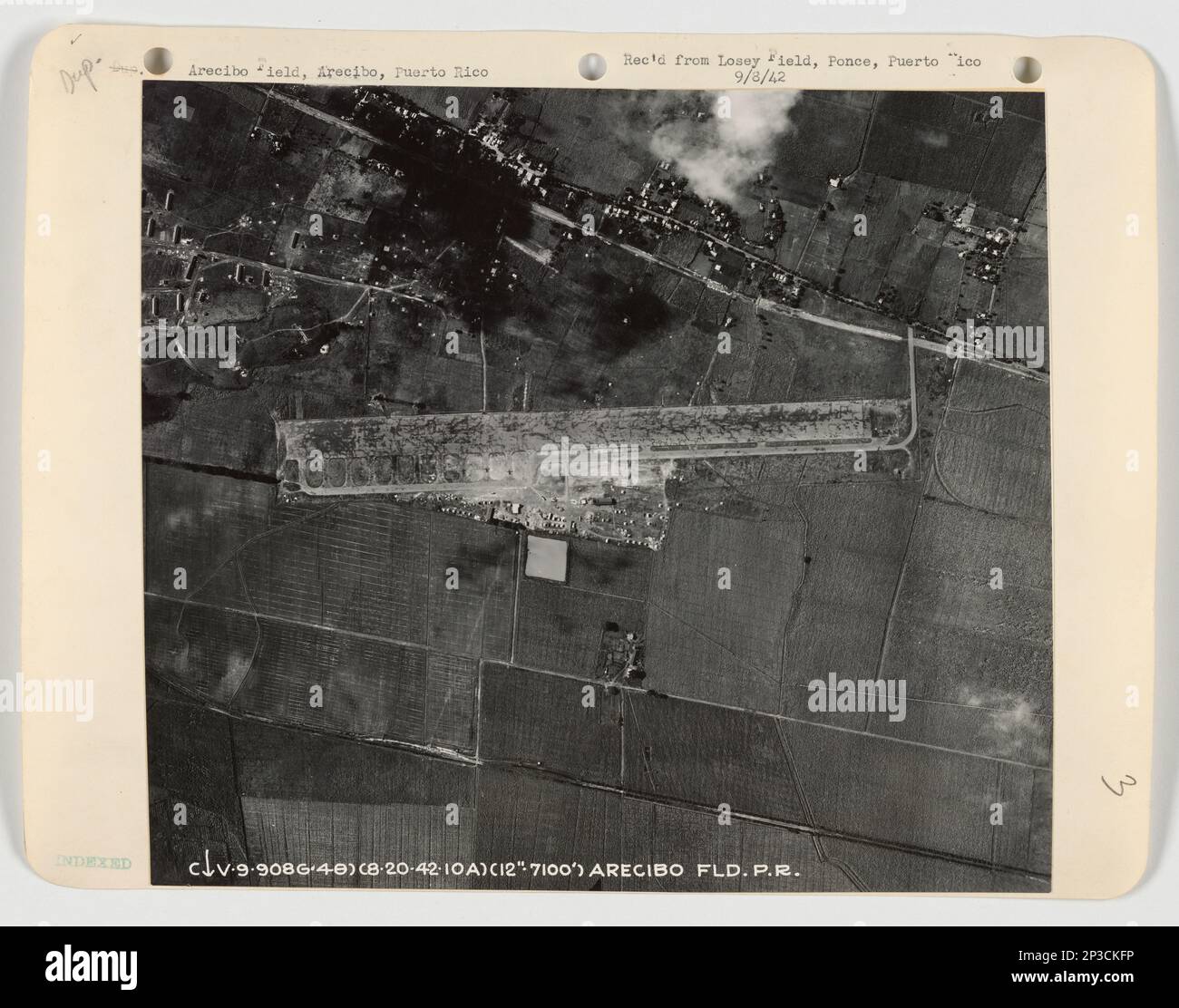 Landing Fields - Puerto Rico, Aerial Photograph Stock Photo - Alamy