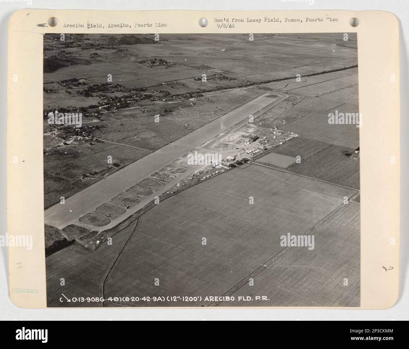 Landing Fields - Puerto Rico, Aerial Photograph Stock Photo - Alamy