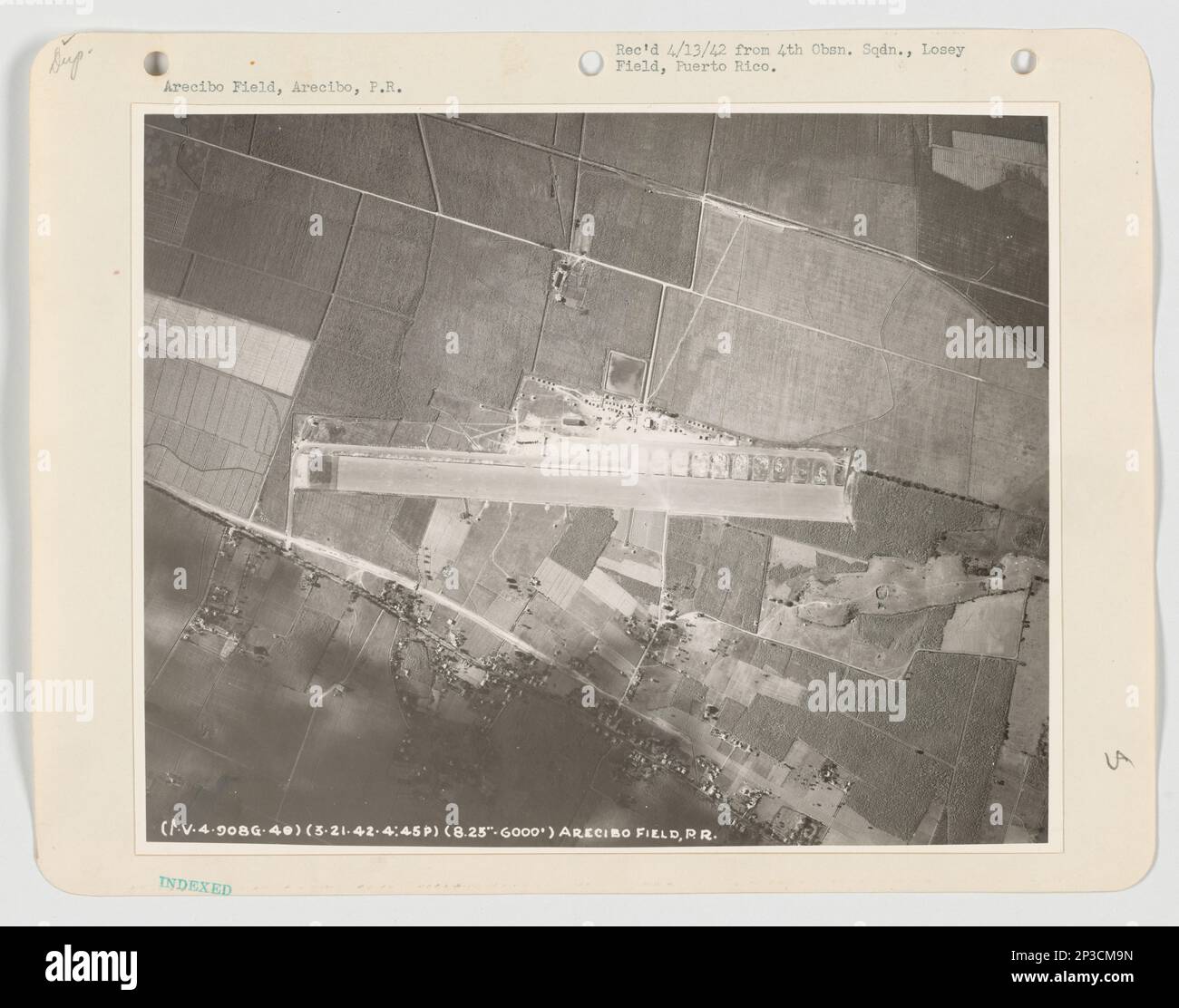 Landing Fields - Puerto Rico, Aerial Photograph Stock Photo - Alamy