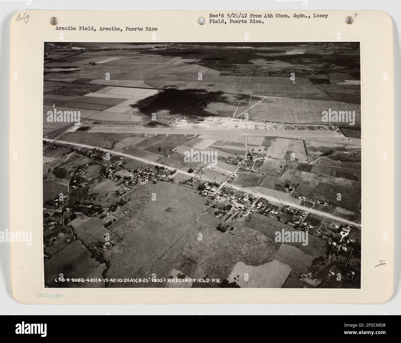 Landing Fields - Puerto Rico, Aerial Photograph Stock Photo - Alamy