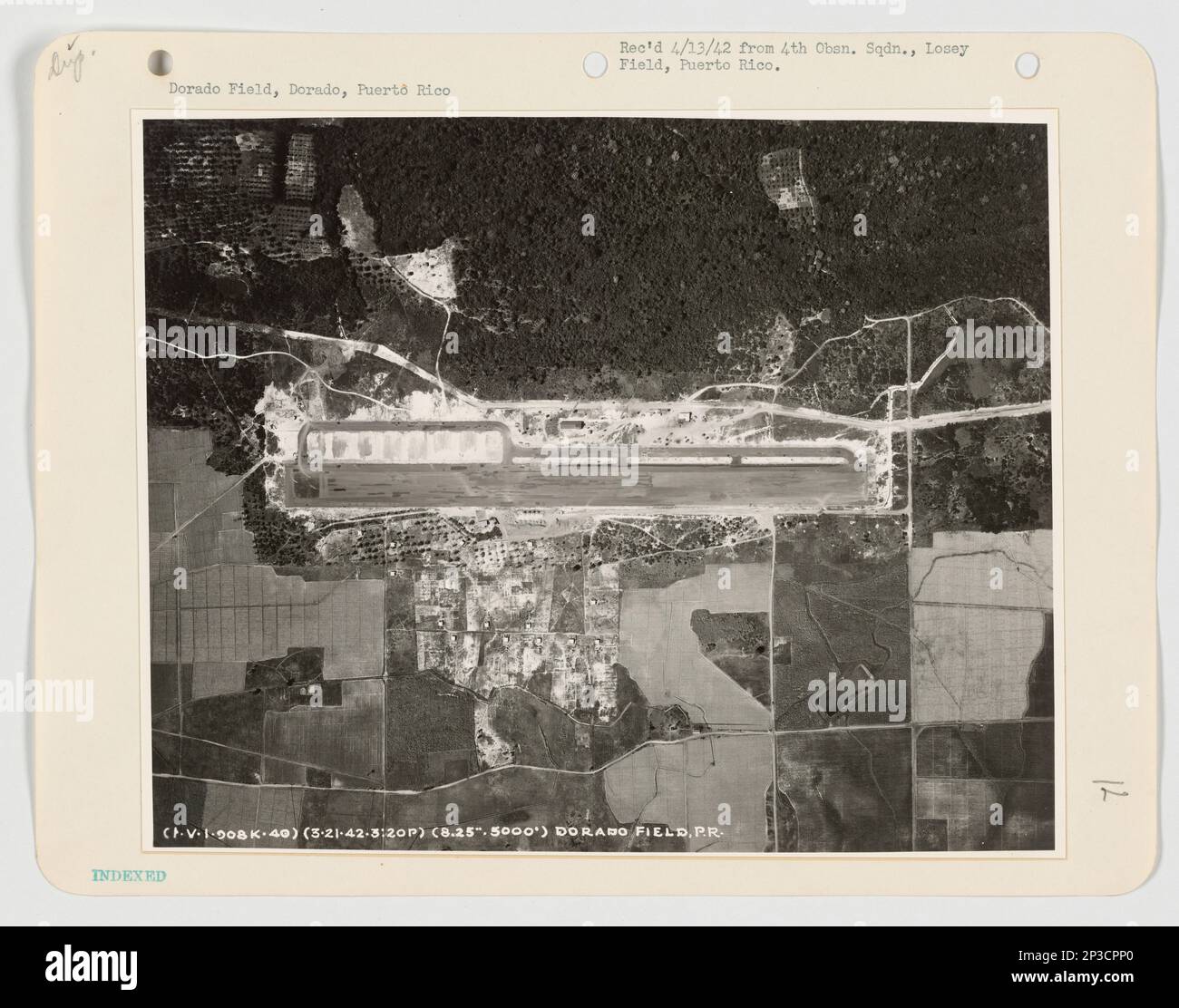 Landing Fields - Puerto Rico, Aerial Photograph Stock Photo - Alamy