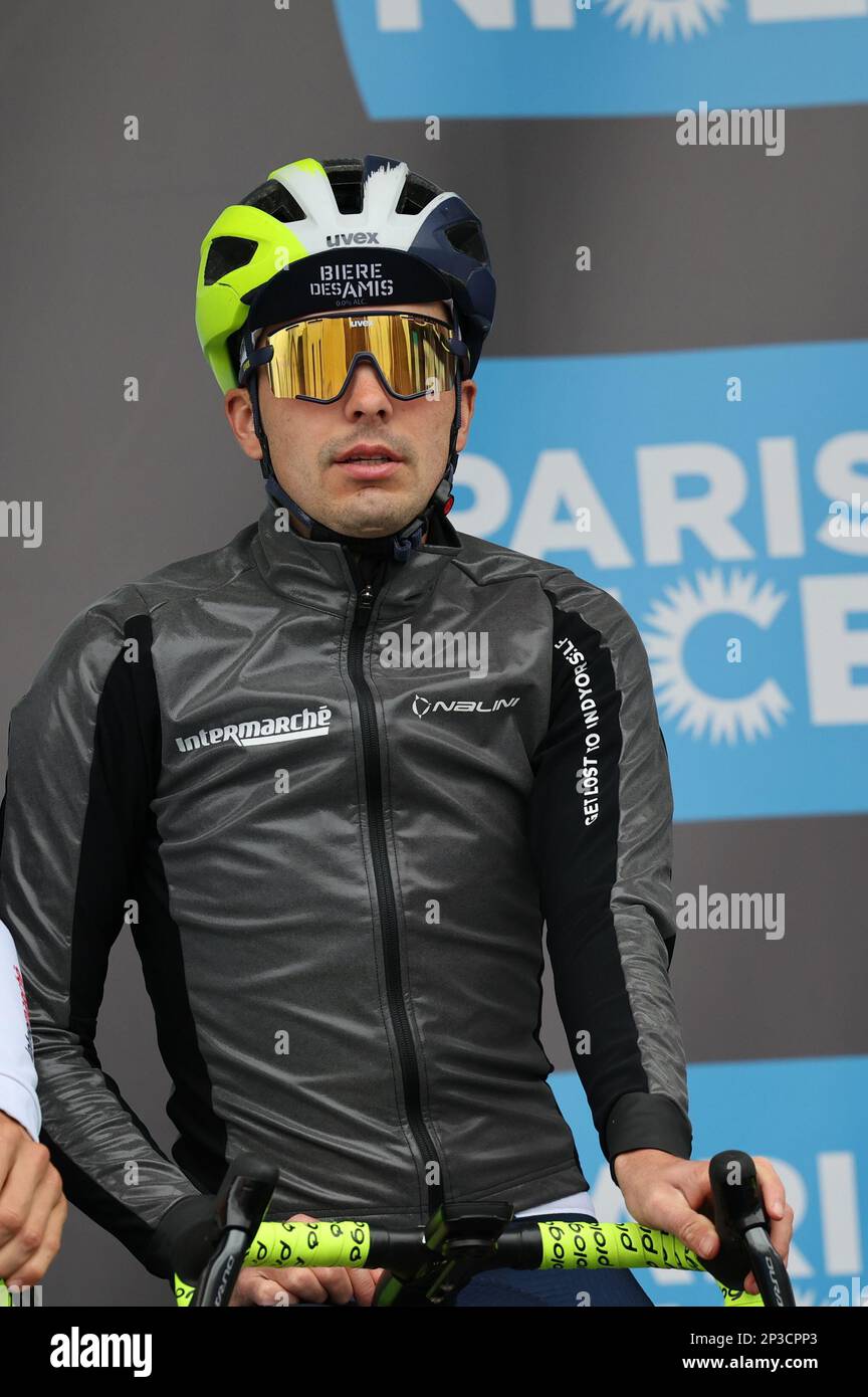 Belgian Kobe Goossens of Intermarche-Circus-Wanty pictured at the team ...