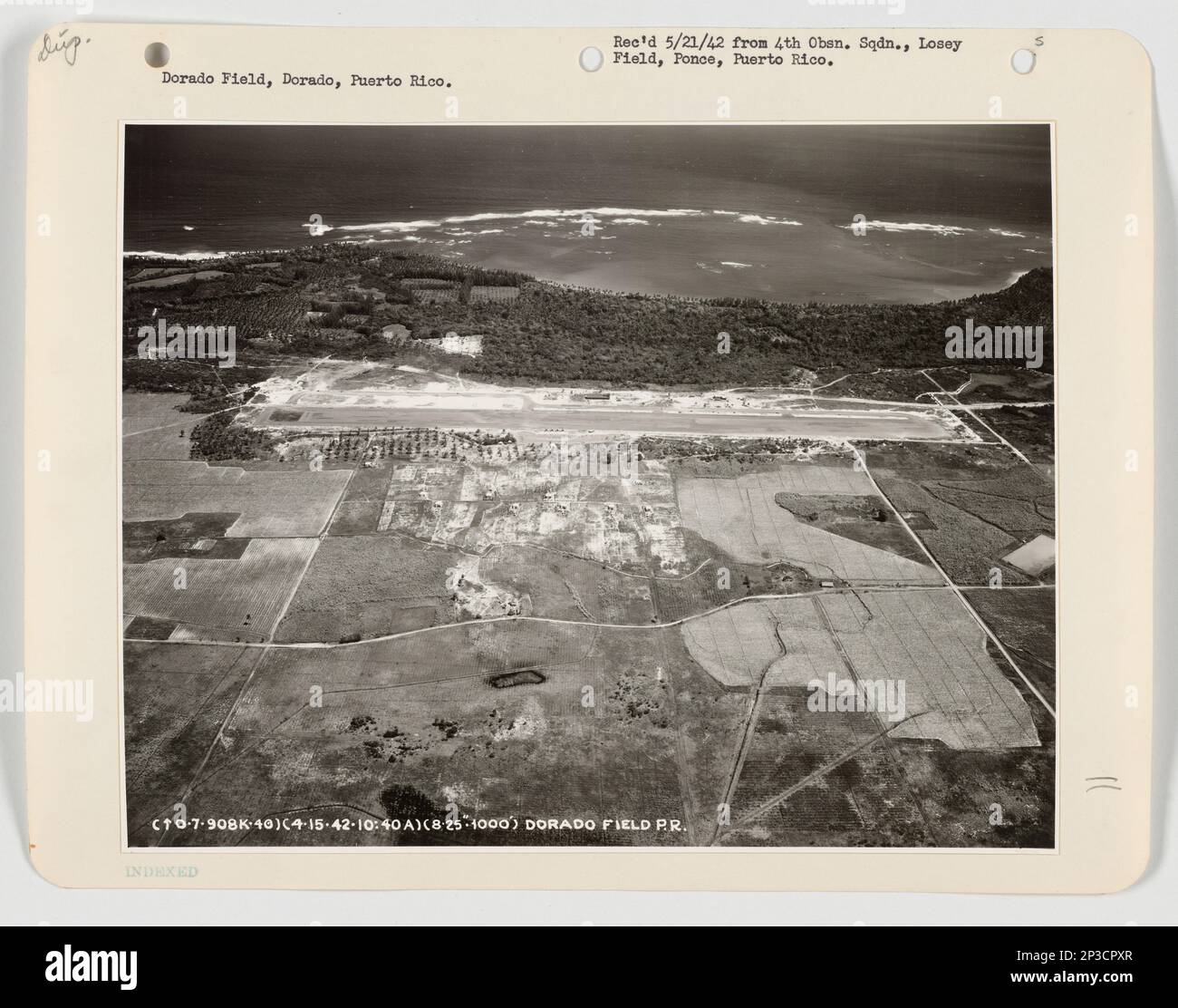 Landing Fields - Puerto Rico, Aerial Photograph Stock Photo - Alamy