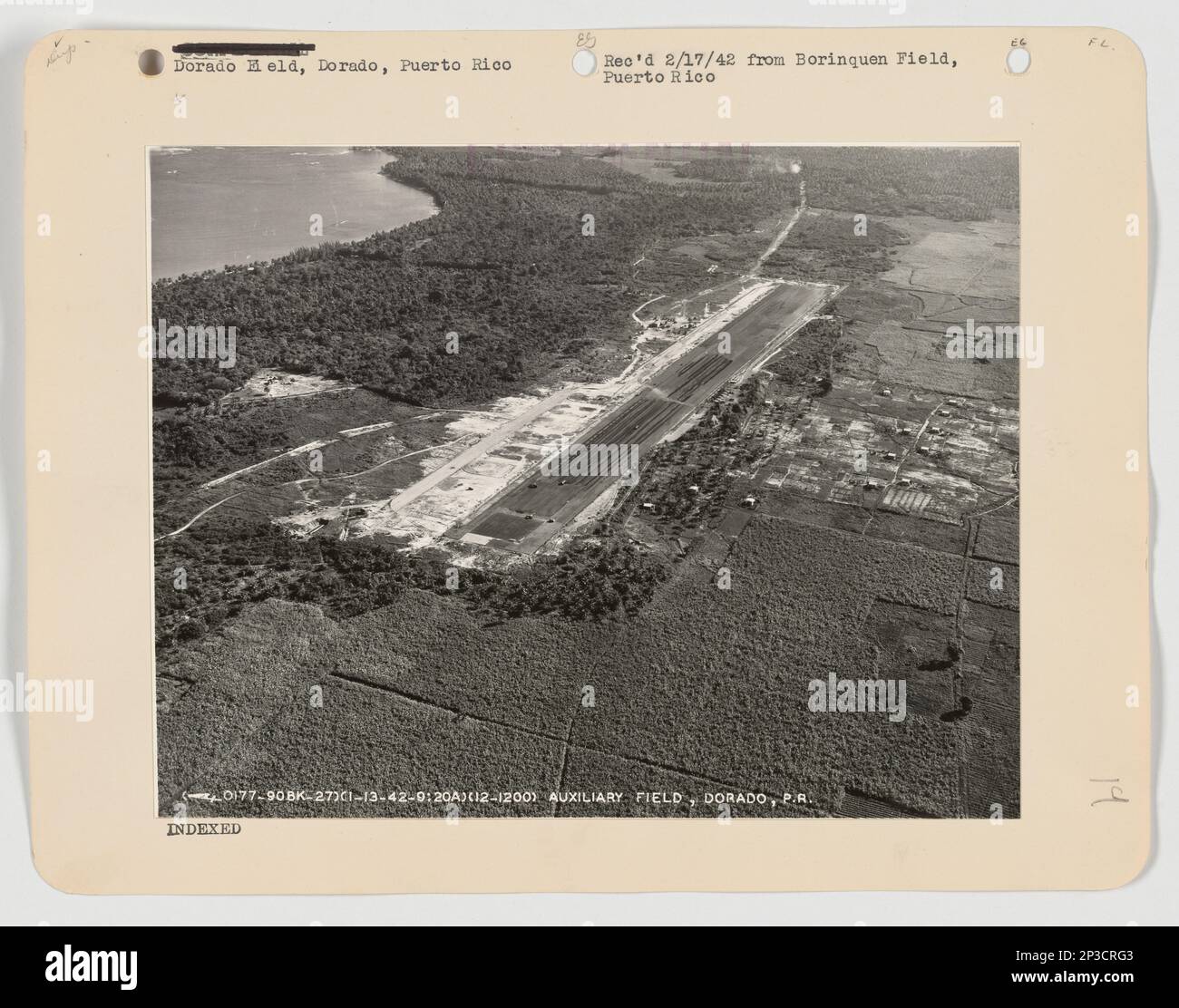 Landing Fields - Puerto Rico, Aerial Photograph Stock Photo - Alamy