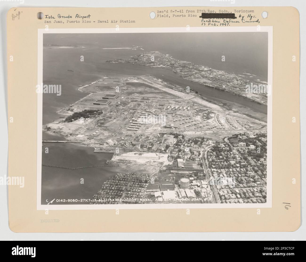 Landing Fields - Puerto Rico, Aerial Photograph Stock Photo - Alamy