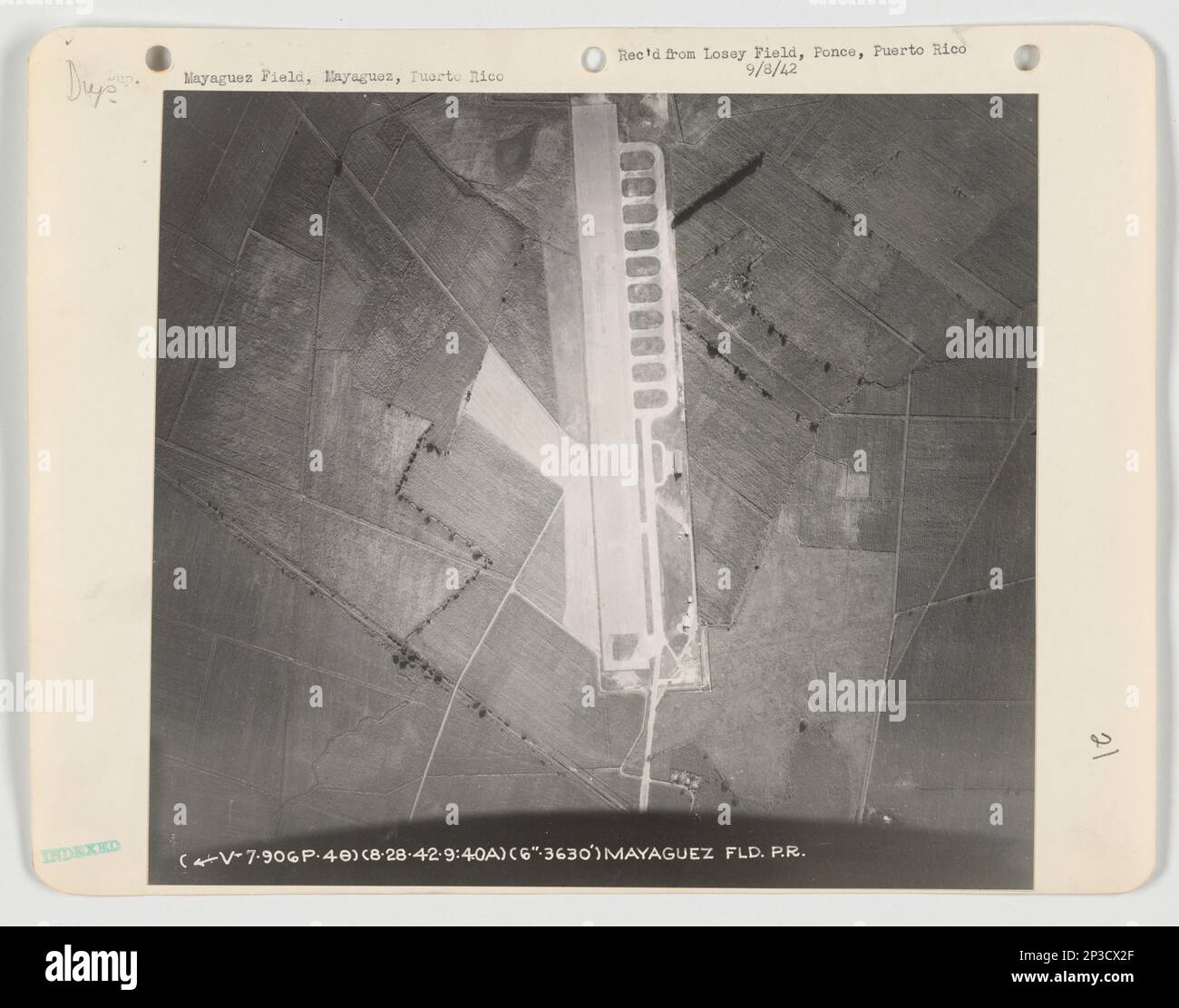 Landing Fields - Puerto Rico, Aerial Photograph Stock Photo - Alamy