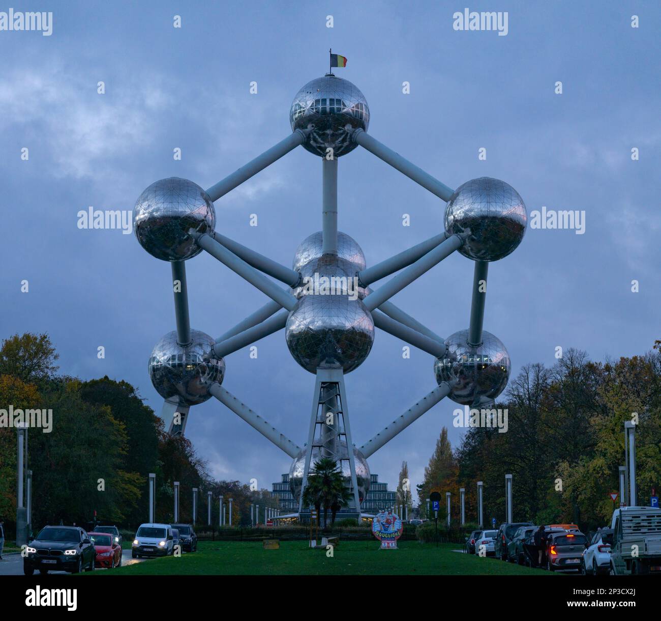 Atomium at the World Expo in Brussels Stock Photo - Alamy