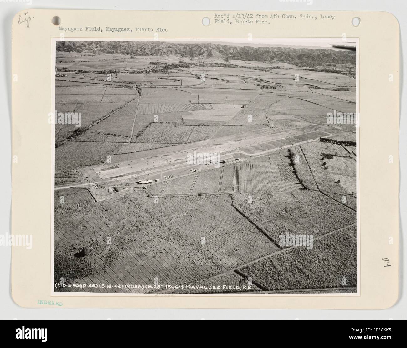 Landing Fields - Puerto Rico, Aerial Photograph Stock Photo - Alamy