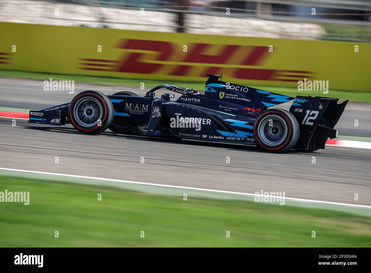 12 LECLERC Arthur (mco), DAMS, Dallara F2, action during the 1st round ...