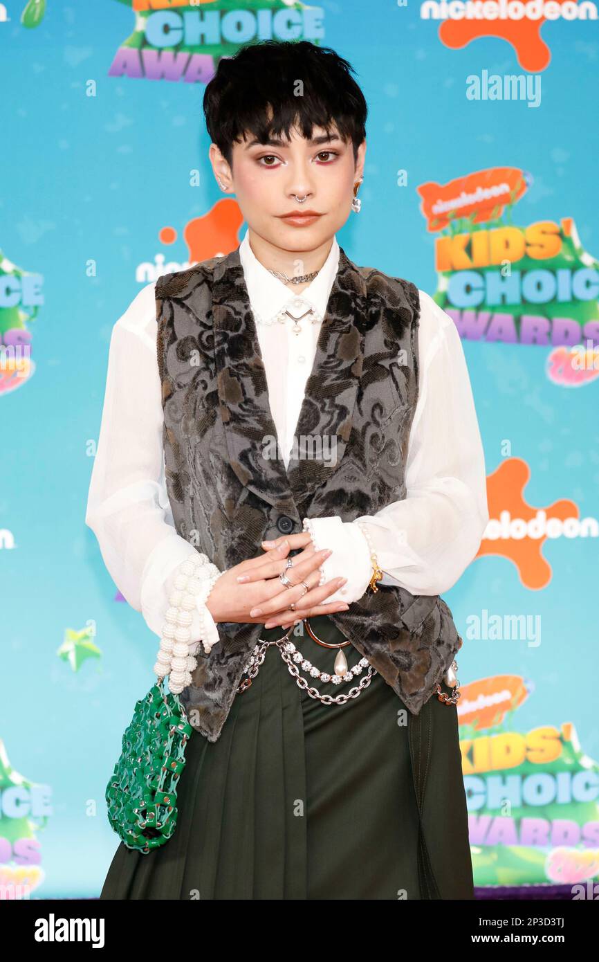 Ceci Balagot arrives at Nickeodeon's Kids' Choice Awards 2023 at ...