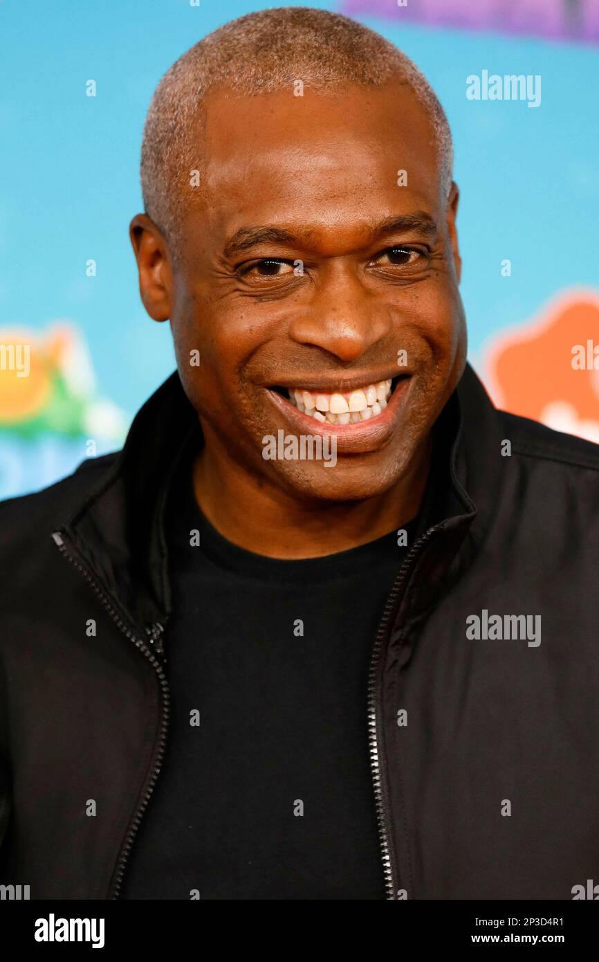 Phil Lewis arrives at Nickeodeon's Kids' Choice Awards 2023 at Microsoft Theatre Los Angeles ...